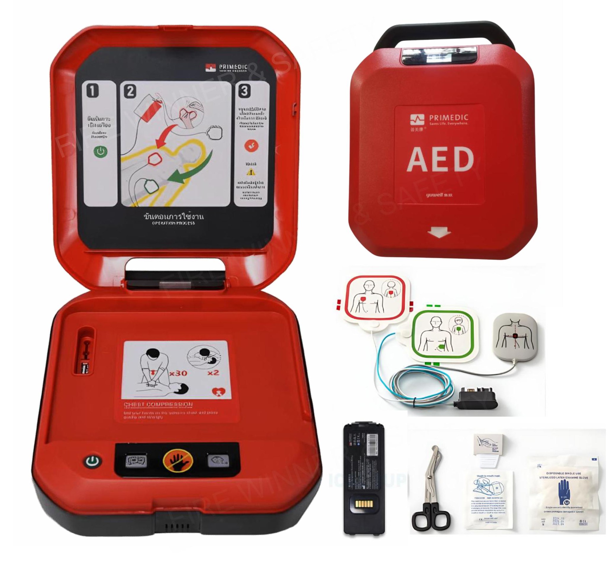 เครื่องกระตุ้นหัวใจไฟฟ้าอัตโนมัติ Automated External Defibrillator (AED ...